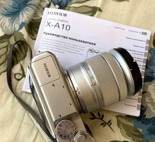 Фотоаппарат fujifilm x-a10 kit 16-50mm