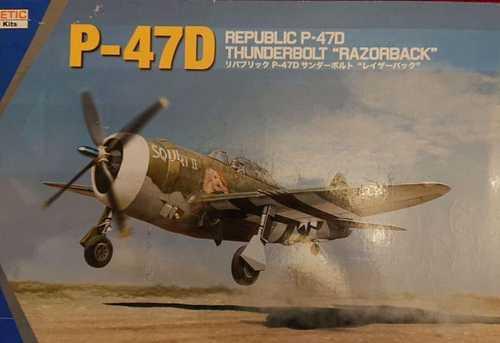 Kinetic 3208 P-47D Razor Back 1/24 с допами