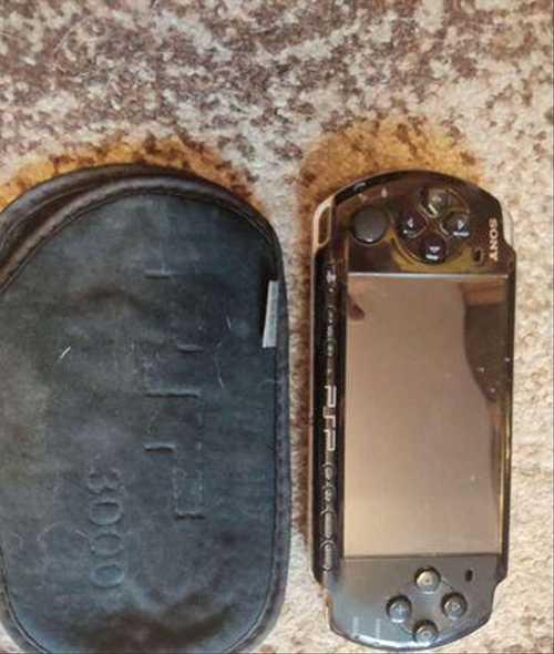 Sony PSP 3000,чехол, зарядка