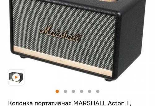 Акустика оригинал Marshall acton II на гарантии