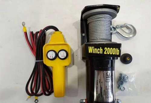 Лебедка Electric Winch 2000lbs / 907 кг стальной