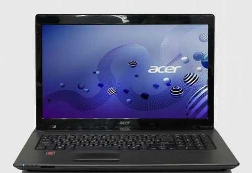 17.3" Acer Aspire 7750, 256 ГБ, Core i3-2330M, RAM 8 ГБ, Intel HD Graphics 3000