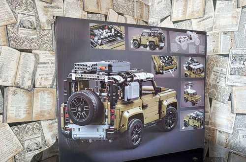 Аналог лего Technic Land Rover Defender 42110