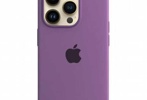 Силиконовый чехол для iPhone 14 Pro (фиолетовый)
