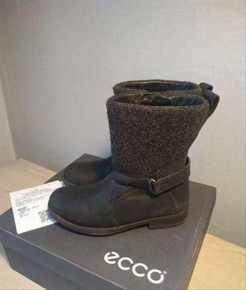 Ecco Осенние сапожки на девочку 28р-р
