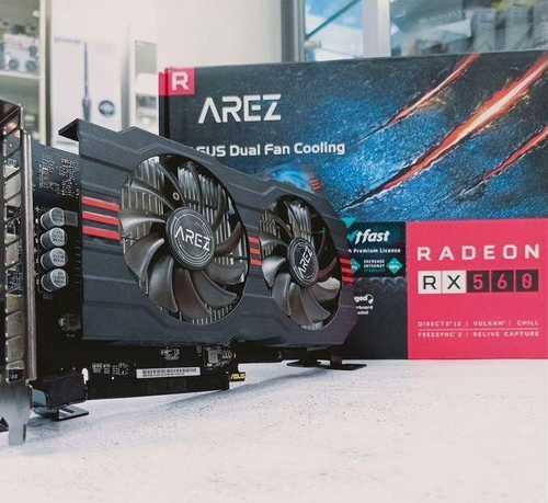 Видеокарта Asus RX 560 (2Gb) arez OC