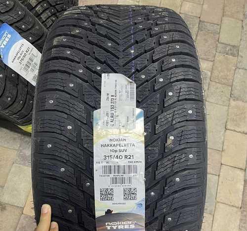 Nokian Tyres Hakkapeliitta 10p SUV 275/50 R21 и 315/40 R21 113T