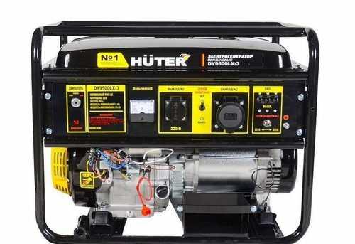 Бензиновый генератор 7,5 кВт 380В Huter DY9500LX-3