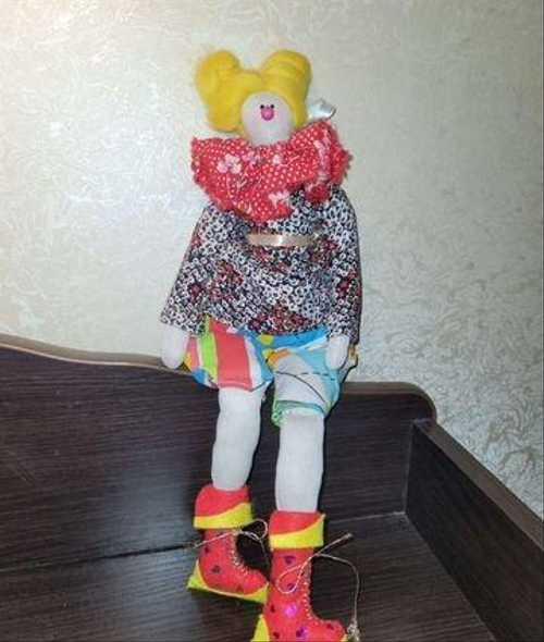 Тильда клоун кукла
