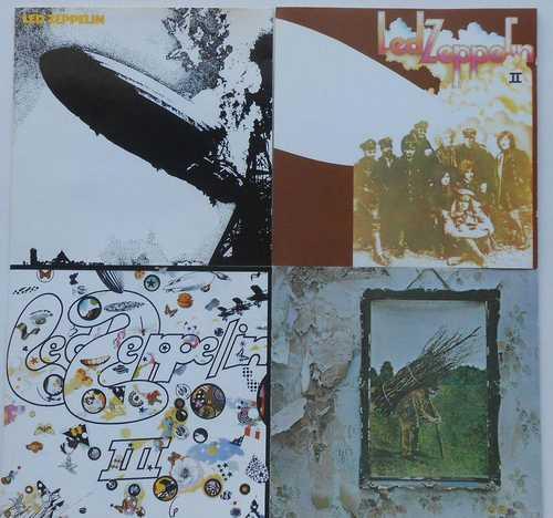 CD LED Zeppelin I, II, III, IV(одним лотом)