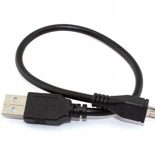 Кабель USB Type A на Micro USB прямой 0,25 м