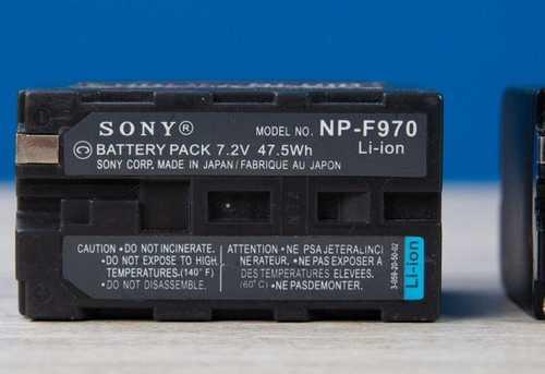 Аккумуляторы NP-F970 (3 шт) + 2 зарядки