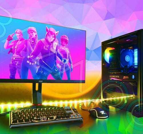 Новый игровой пк Intel Core i7 13700K / AMD RX 665