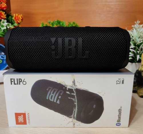 Блютуз колонка JBL Flip 6 Black Новая, Гарантия