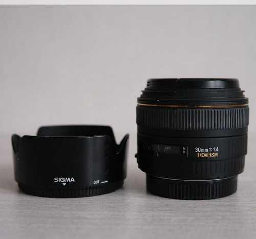 Sigma 30 mm 1.4 ex dc hsm Canon