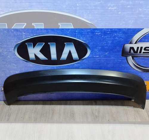 Накладка заднего бампера skoda rapid