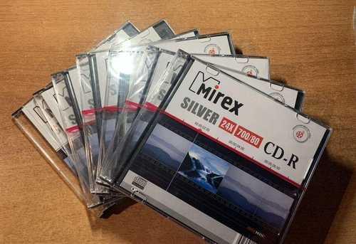 Диски чистые CD-R Mirex 700 Mb 7 шт. цена за все
