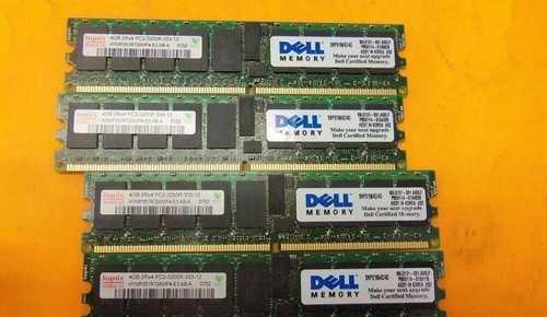 8 gb (2 x 4Gb) Hynix 2Rx4 PC2 3200 DDR2 ECC обмен