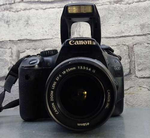 Зеркальный фотоаппарат Canon 550d + kit 18-55 is