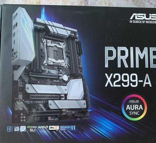 Материнская плата asus Prime X299-A II lga2066