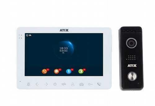 AT-I-K711F/T White atix Комплект: видеодомофон FHD