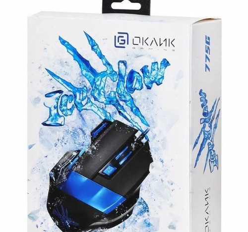 Игровая мышь оклик oklick 775g ice claw