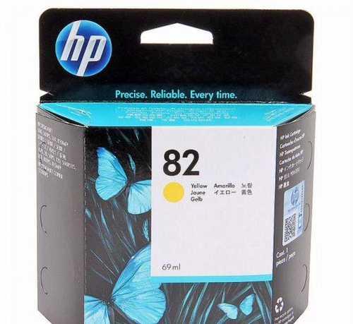 Лазерный картридж HP №82 Желтый 69 мл 110257