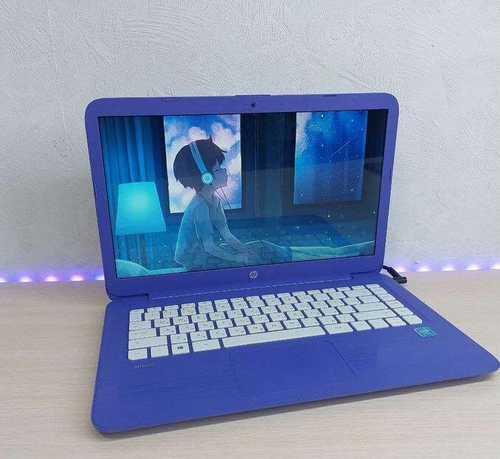 14" Ноутбук HP Stream 14-ax005ur фиолетовый