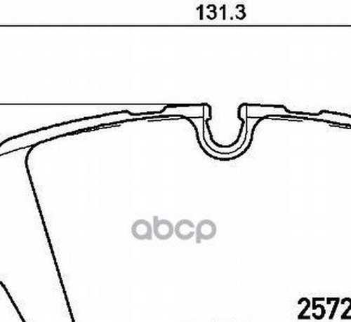 Колодки тормозные дисковые зад P44021 Brembo