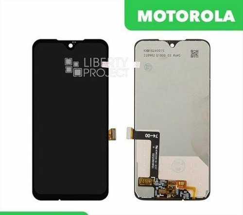 Дисплей Motorola Moto G7 чёрный, копия