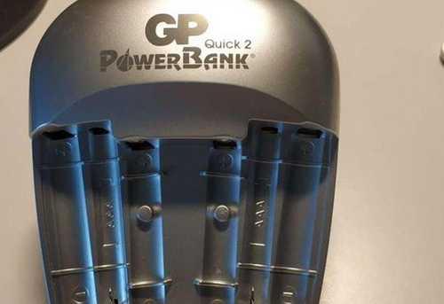 Зарядное устройство для аккумуляторов GP Quick 2