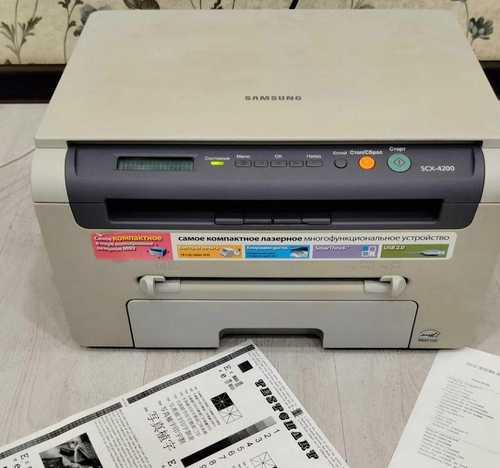 Мфу лазерный Samsung scx-4200 с пробегом 3786стр