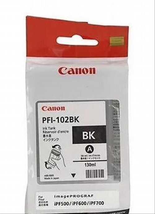 Картридж Canon PFI-102BK 0895B001AA, Black