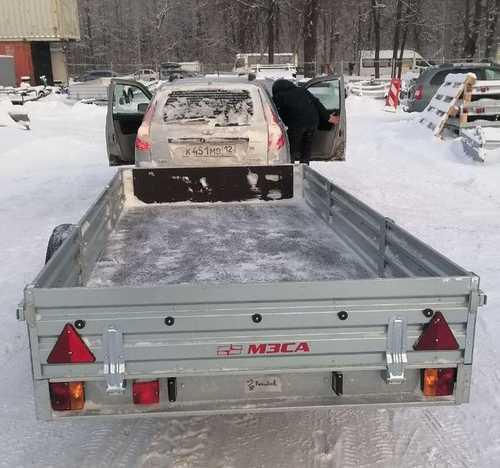 Мзса легковой прицеп для снегоходов