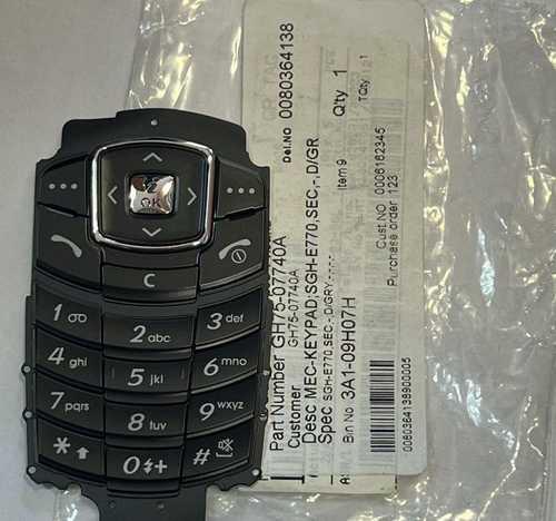 Samsung E770 клавиатура. Оригинал
