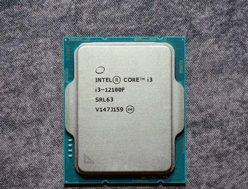 Процессор OEM Core i3 12100F новый гарантия