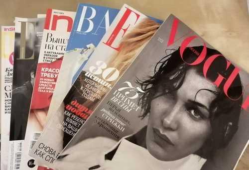 Продаю журналы Vogue,Elle,Bazar,Instyle 2014-2017