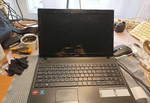 Запчасти от ноутбука acer aspire 5560