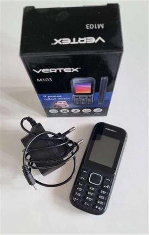 Мобильные телефоны vertex m103