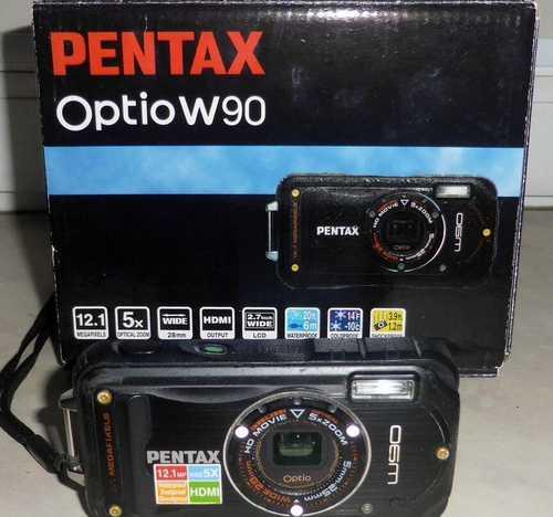 Pentax Optio W90 для подводной съемки