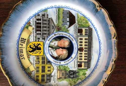 Тарелка сувенирная г. веймар, Германия