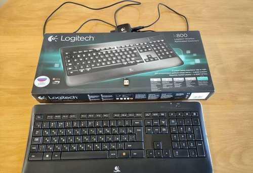 Клавиатура logitech k800 беспроводная с подсветкой