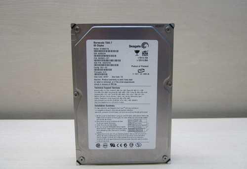HDD Seagate ST380011A (80GB) IDE рабочий №62