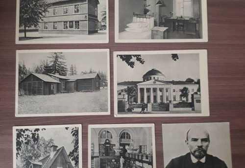 Открытки и брошюры о Ленине