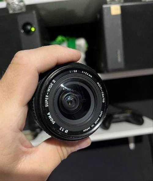 Объектив Sigma MC 24mm f:2.8 Minolta AF Sony Alpha