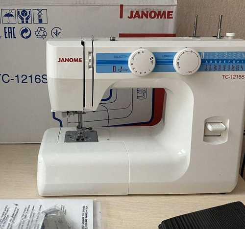 Швейная машина janome TC 1216S