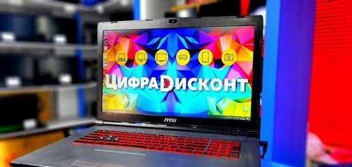 Игровой Ноутбук MSI 17” i7-8750H 16gb GTX 1050Ti