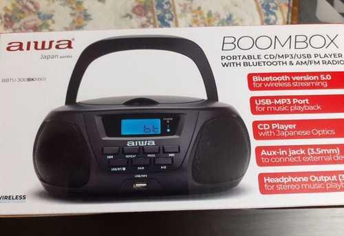 Магнитола- Boombox aiwa новая CD,USB-MP3, AM и FM