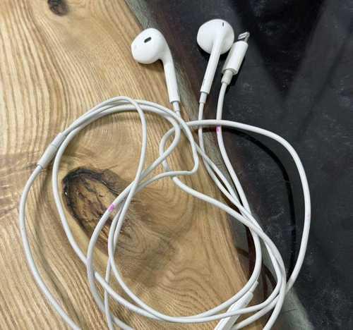 Наушники apple earpods lightning оригинал