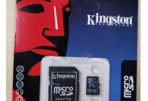 Карты памяти microsd kingston 8Gb, оригинал